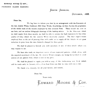 Edward Moore, Tyne Flint Glass Works, South Shields – Heart Of Glass
