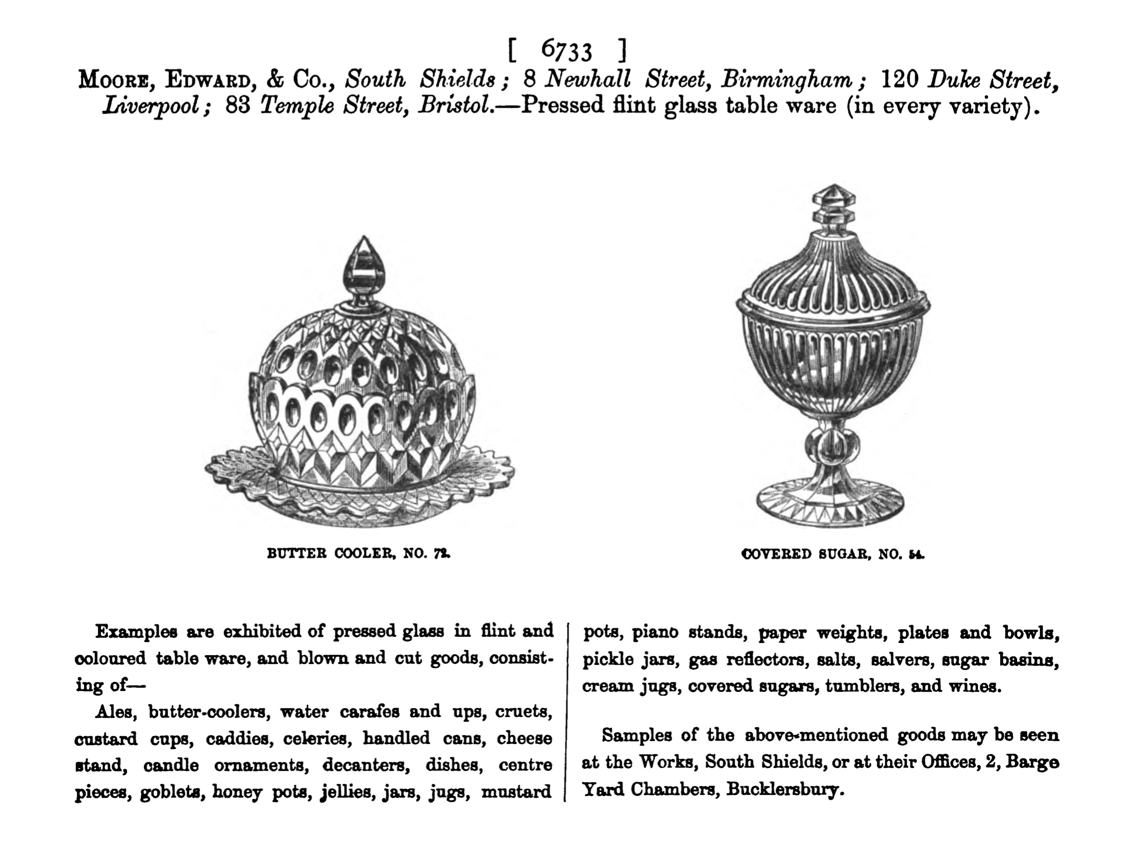 Edward Moore, Tyne Flint Glass Works, South Shields – Heart Of Glass